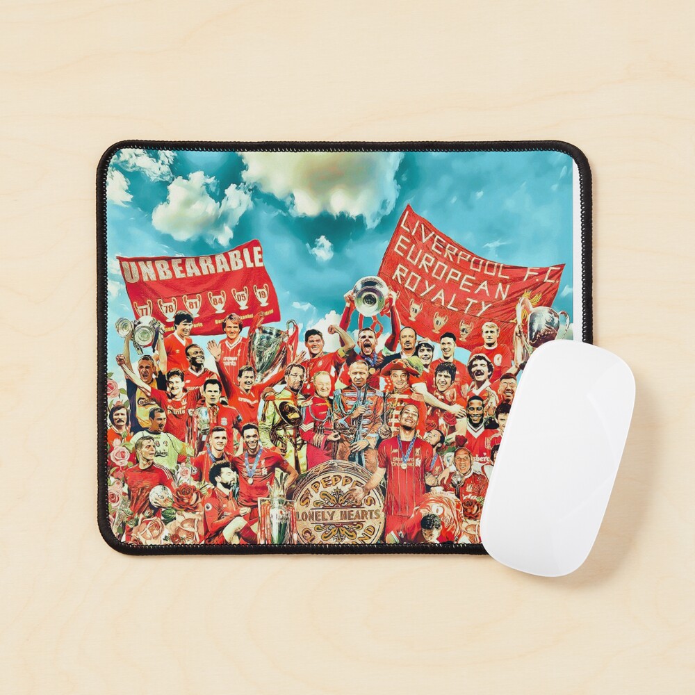 "Sgt Pepper Champions - Liverpool FC" Mouse Pad by CopaVerdi | Redbubble
