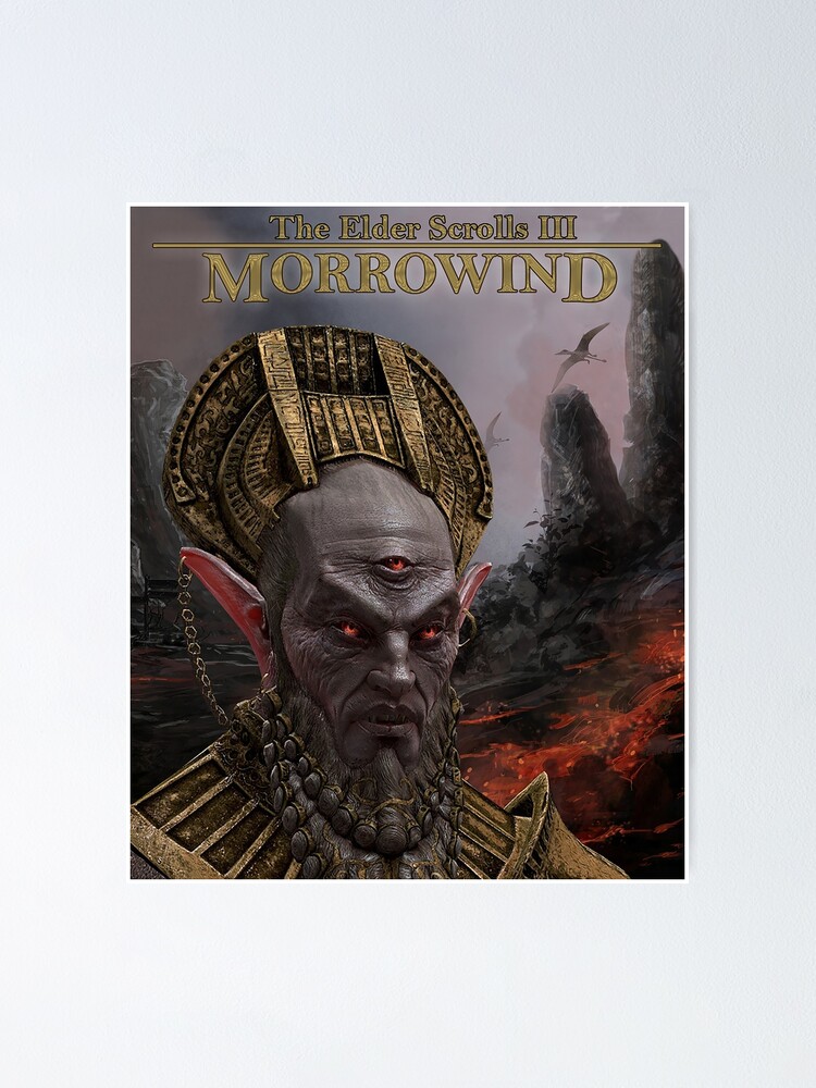 "Dagoth Ur of Morrowind " Poster for Sale by Vindicator9 | Redbubble
