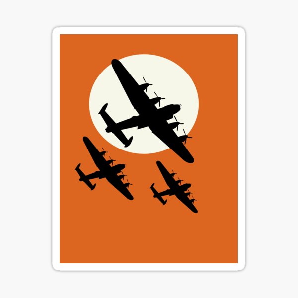 "Avro Lancaster, Lancaster bomber." Sticker for Sale by oilycake ...