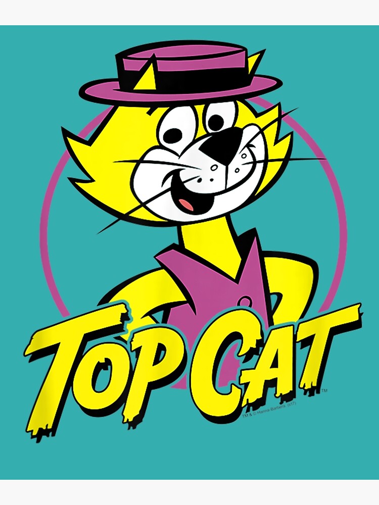 "Top Cat Top Circle " Poster for Sale by BUFFALOBIGS | Redbubble