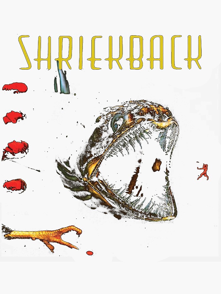 "Shriekback T Shirts" Sticker for Sale by RomanZobnin | Redbubble