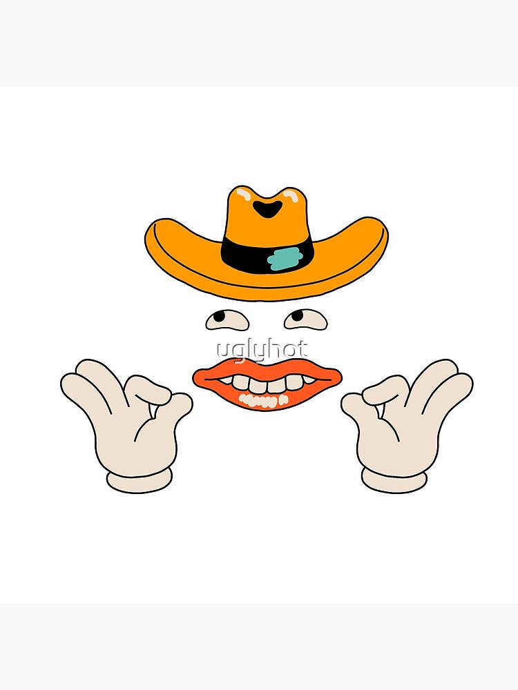 "non pixelated wyatt shears enjoy face logo" Art Print for Sale by ...