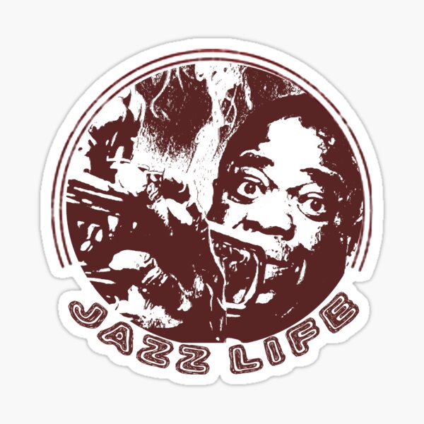 "Louis Armstrong" Sticker for Sale by Loveartideas | Redbubble