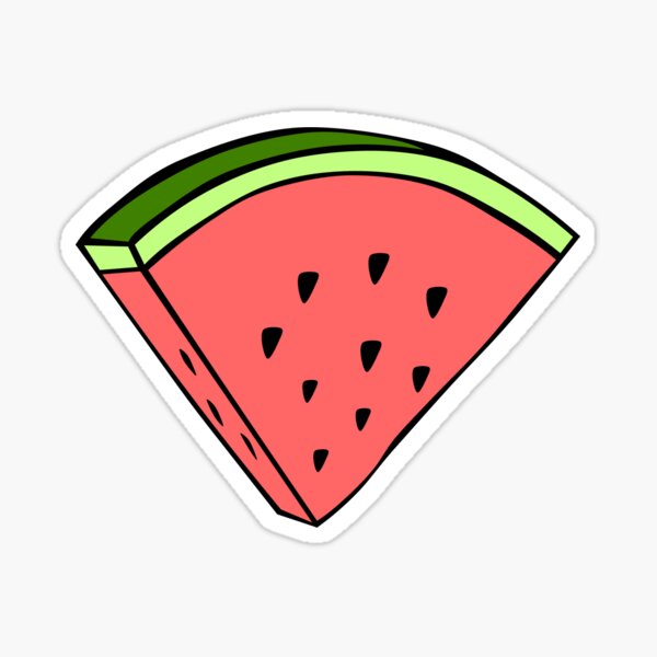 "Watermelon Dress" Sticker by deanworld | Redbubble