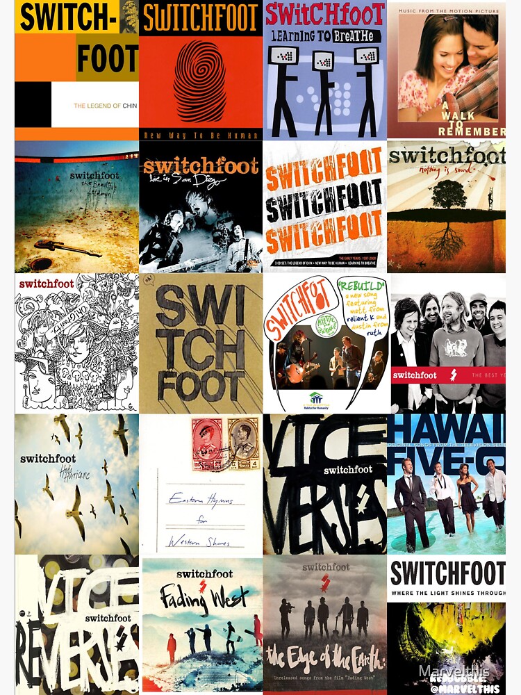 "Switchfoot" Sticker by Marvelthis | Redbubble