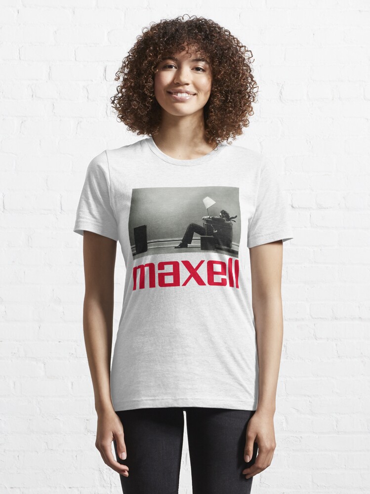"Retro Vintage Maxell Blown Away Guy 1980s Man In Chair" T-shirt for ...