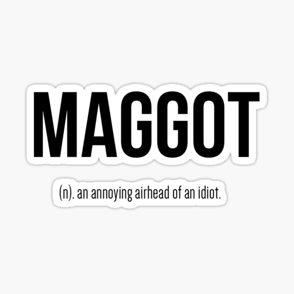 "Maggot " Sticker for Sale by Alice Cara | Redbubble