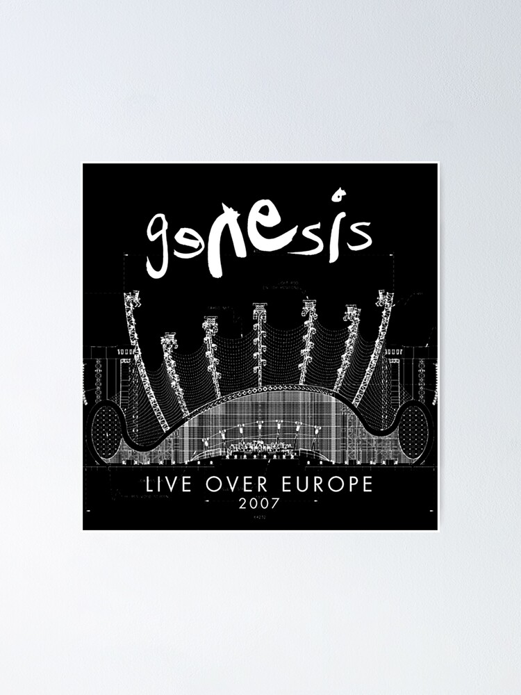 "GENESIS LIVE EUROPE MOMENT" Poster for Sale by gjiricka14 | Redbubble
