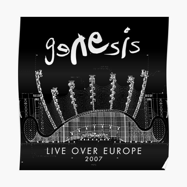"GENESIS LIVE EUROPE MOMENT" Poster for Sale by gjiricka14 | Redbubble
