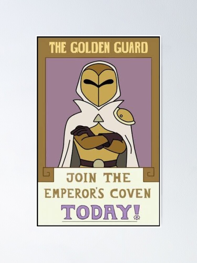 "Golden Guard" Poster for Sale by ArtHouse55 | Redbubble