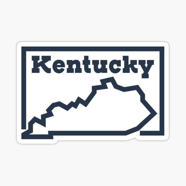 "Classic Kentucky " Sticker for Sale by ethansbrown | Redbubble