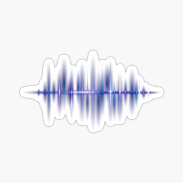 "Musical Vibrations" Sticker for Sale by TinaMancusi | Redbubble