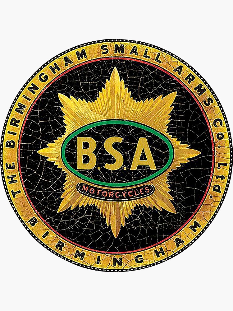 "Bsa Motorcycle Classic Retro" Sticker for Sale by tommiwilso | Redbubble