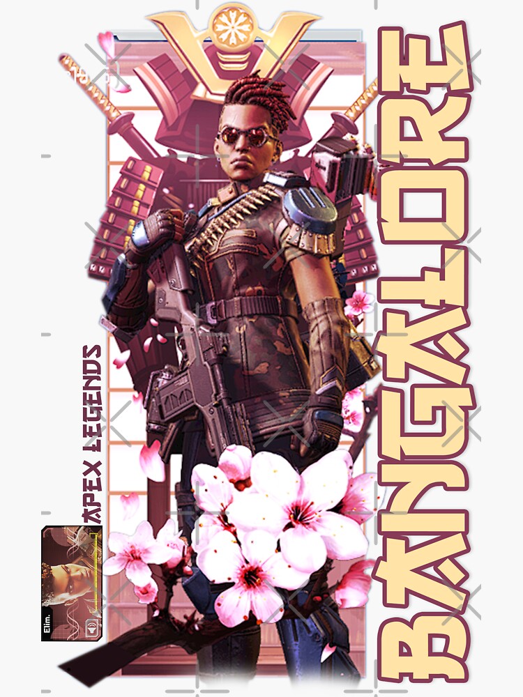 "Bangalore Apex Legends Flag" Sticker for Sale by ToxicMonkeys09 ...