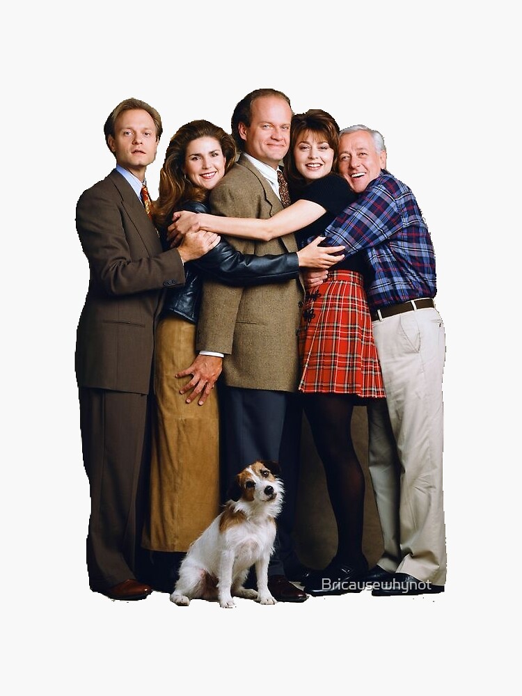 "Frasier Sticker" Sticker for Sale by Bricausewhynot | Redbubble