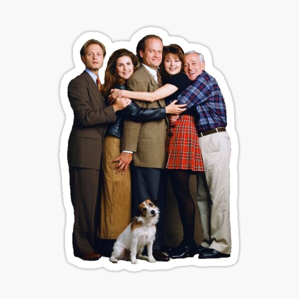 "Frasier Sticker" Sticker for Sale by Bricausewhynot | Redbubble