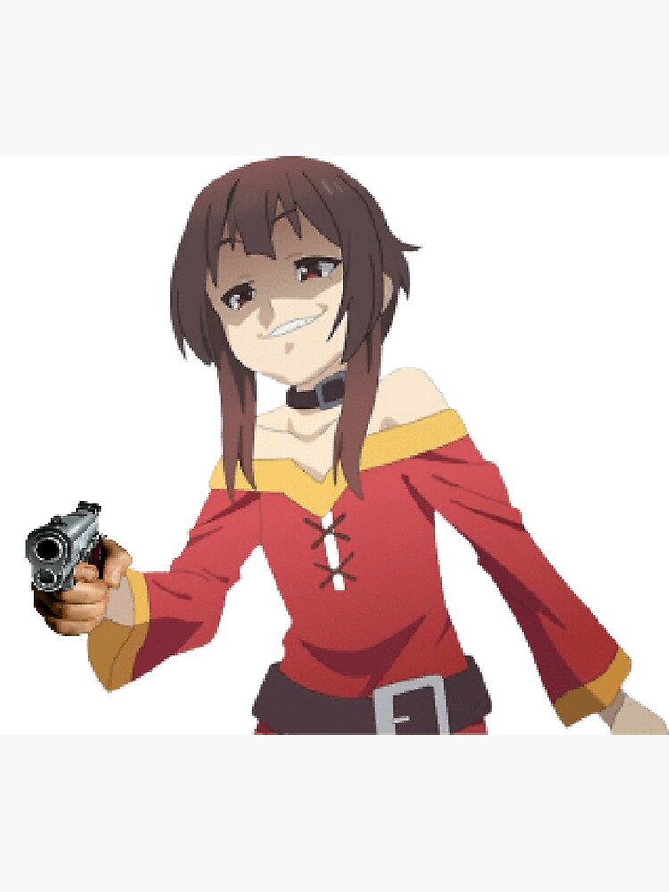 "Megumin With Gun | Megumin from Konosuba" Art Print by NimNom123 ...