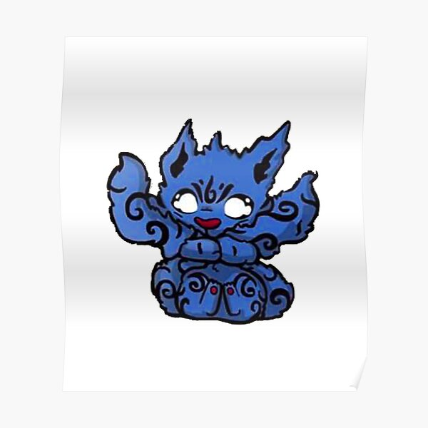 "cute matatabi two tails" Poster for Sale by ozd-artdesign | Redbubble