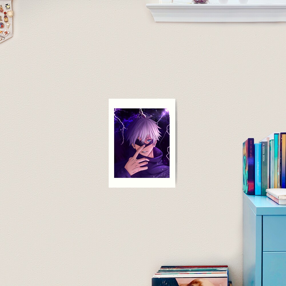 " Jujutsu Kaisen | Gojo Satoru Domain Expansion" Art Print by Genjitsu ...