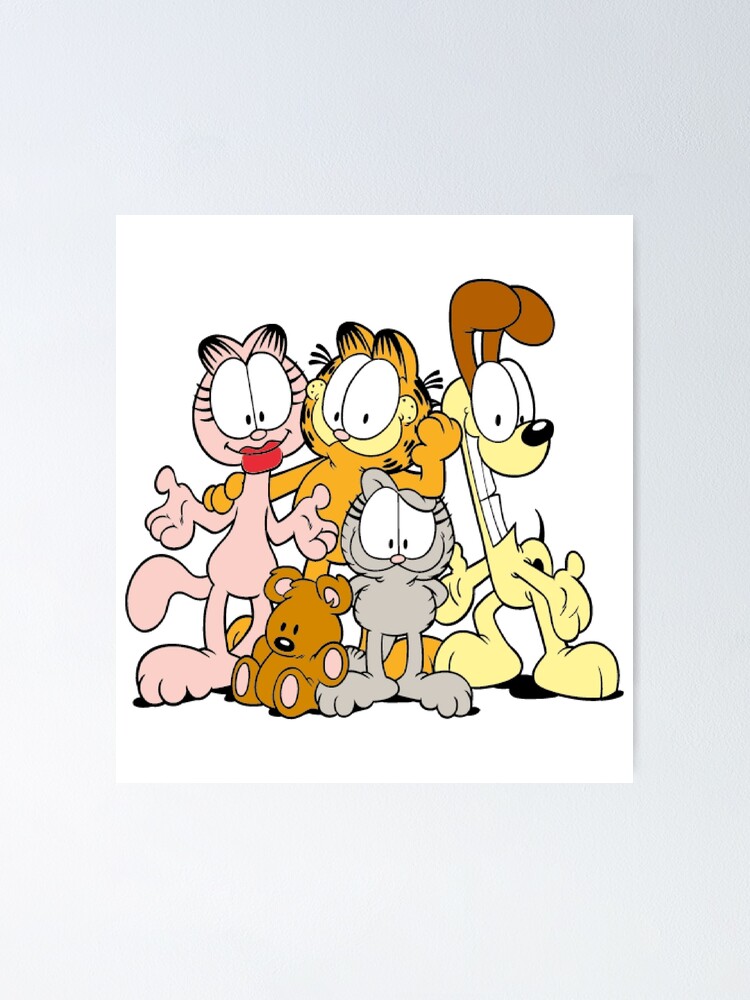 "Garfield & Friends" Poster by Dynamite4ever | Redbubble