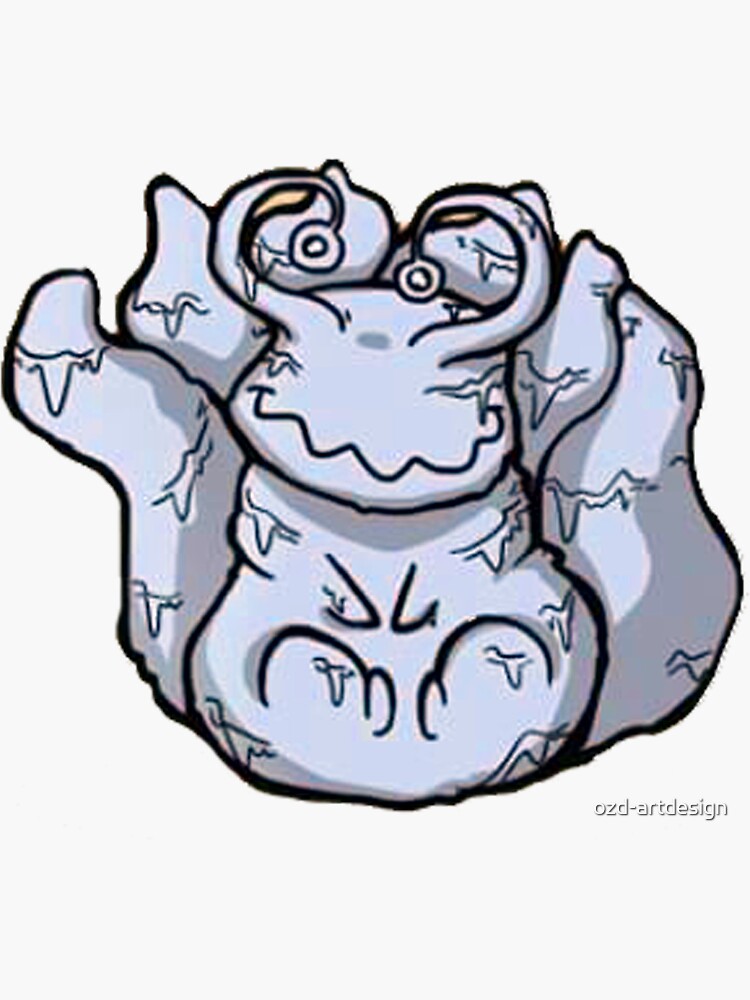 "cute saikin six tails" Sticker for Sale by ozd-artdesign | Redbubble