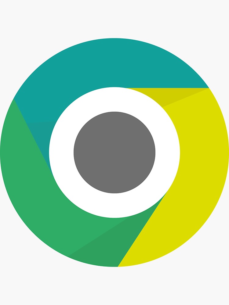 "fake Chrome" Sticker for Sale by Zain7 | Redbubble