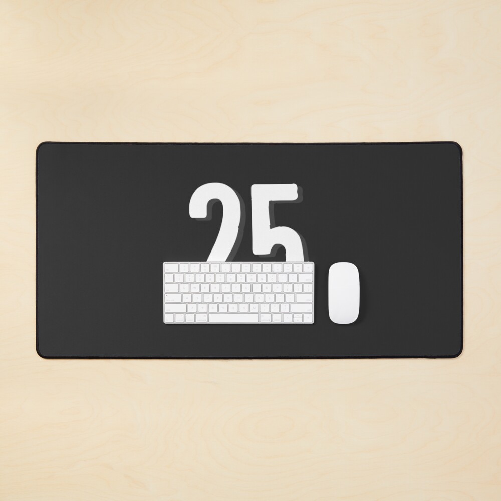 "Number 25" Sticker for Sale by Rayner21 | Redbubble