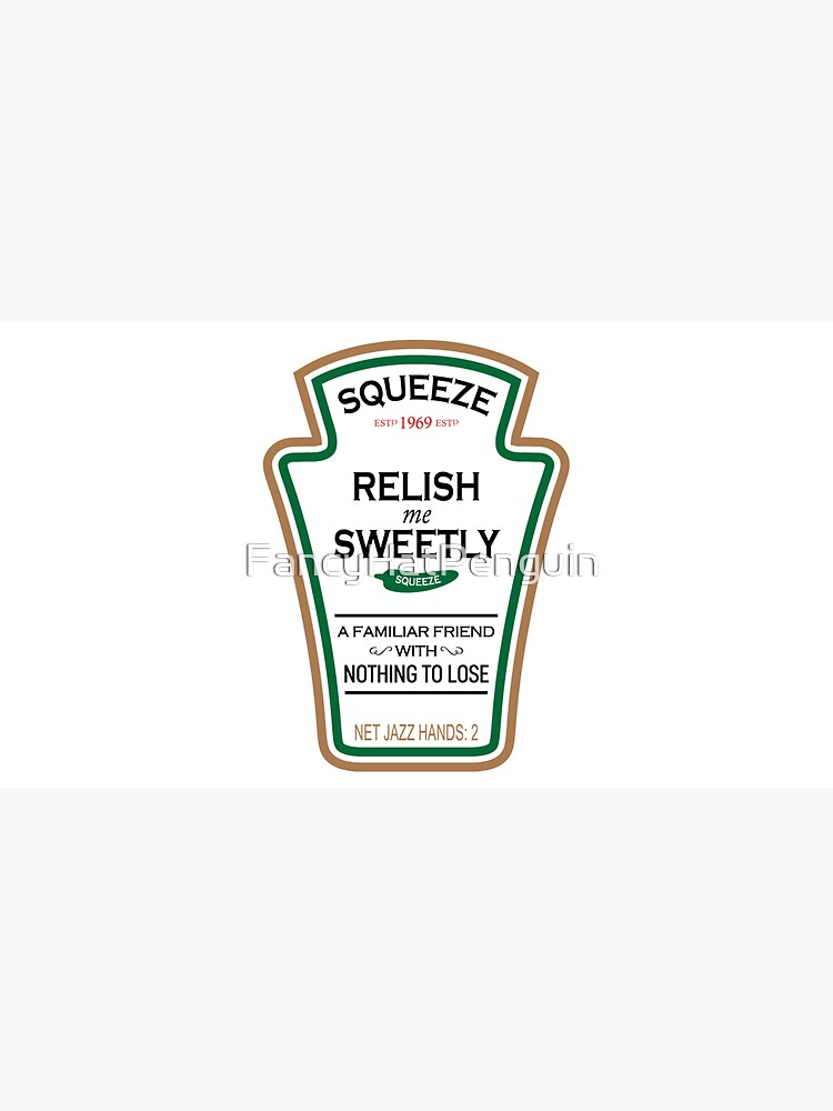 "Funny Customizable Sweet Relish Label - please view artist notes to ...