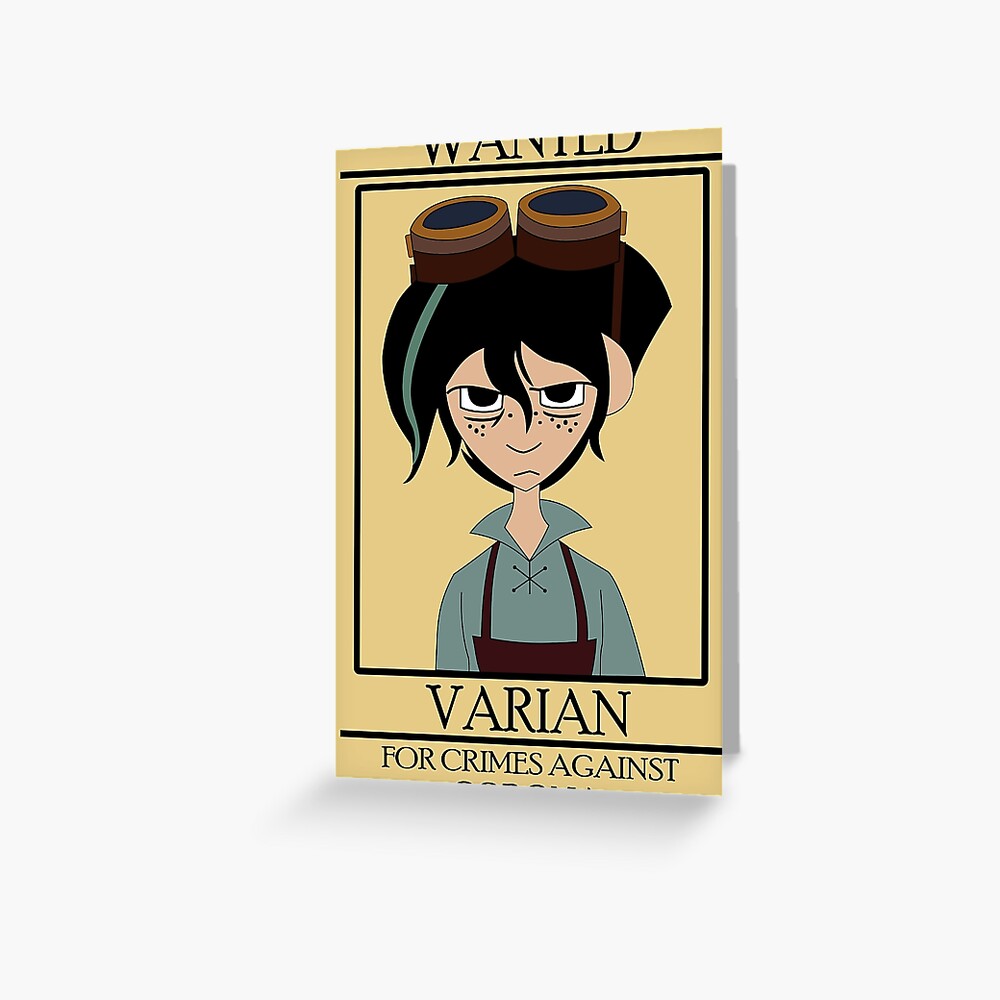 "Varian - Wanted Poster" Greeting Card by TheCozyBunny | Redbubble