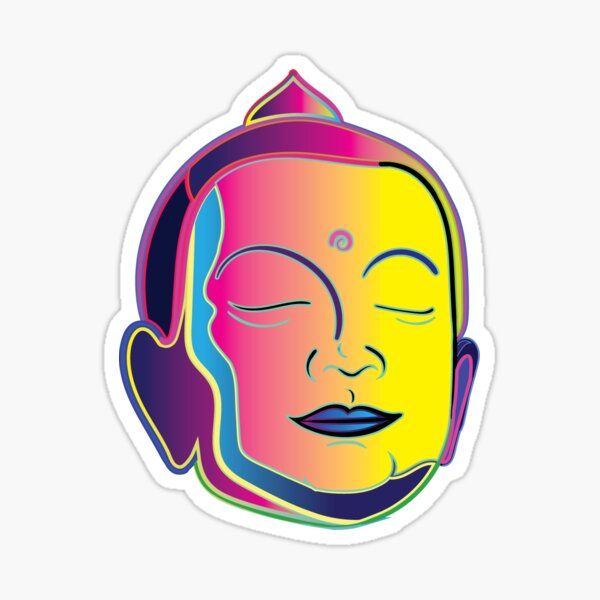 "goa head" Sticker for Sale by entheogensiz | Redbubble