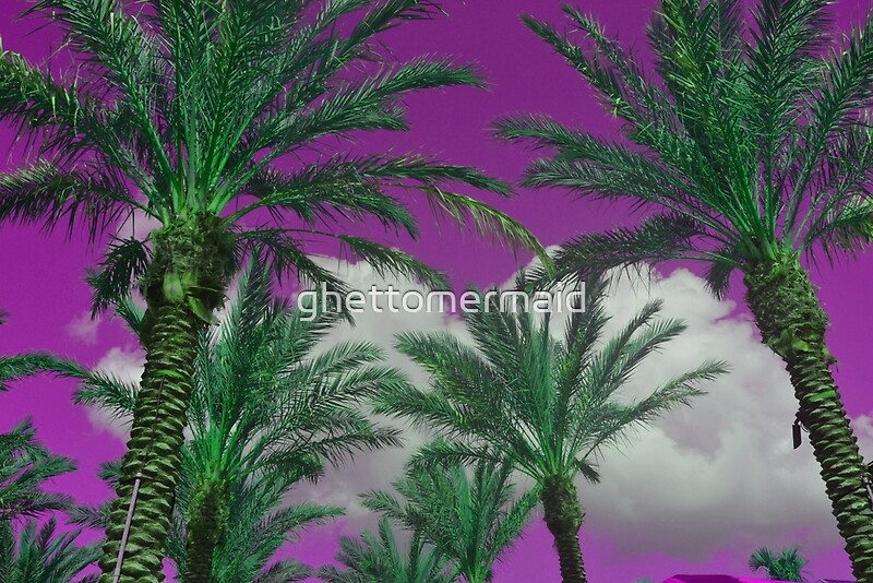 "Palm Tree Paradise" by ghettomermaid | Redbubble