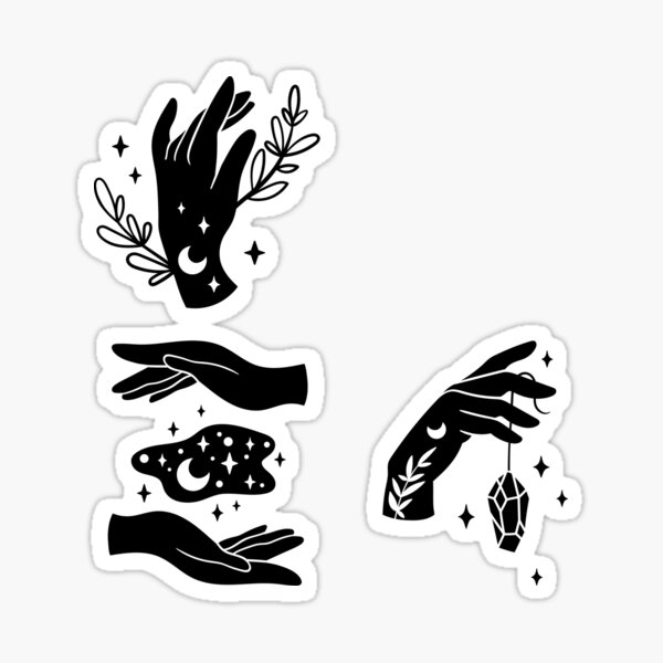 "Witch sticker set" Sticker for Sale by raissailustra | Redbubble