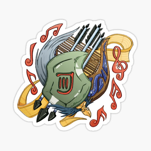 "Bard Job Stone" Sticker for Sale by mechamatteo | Redbubble