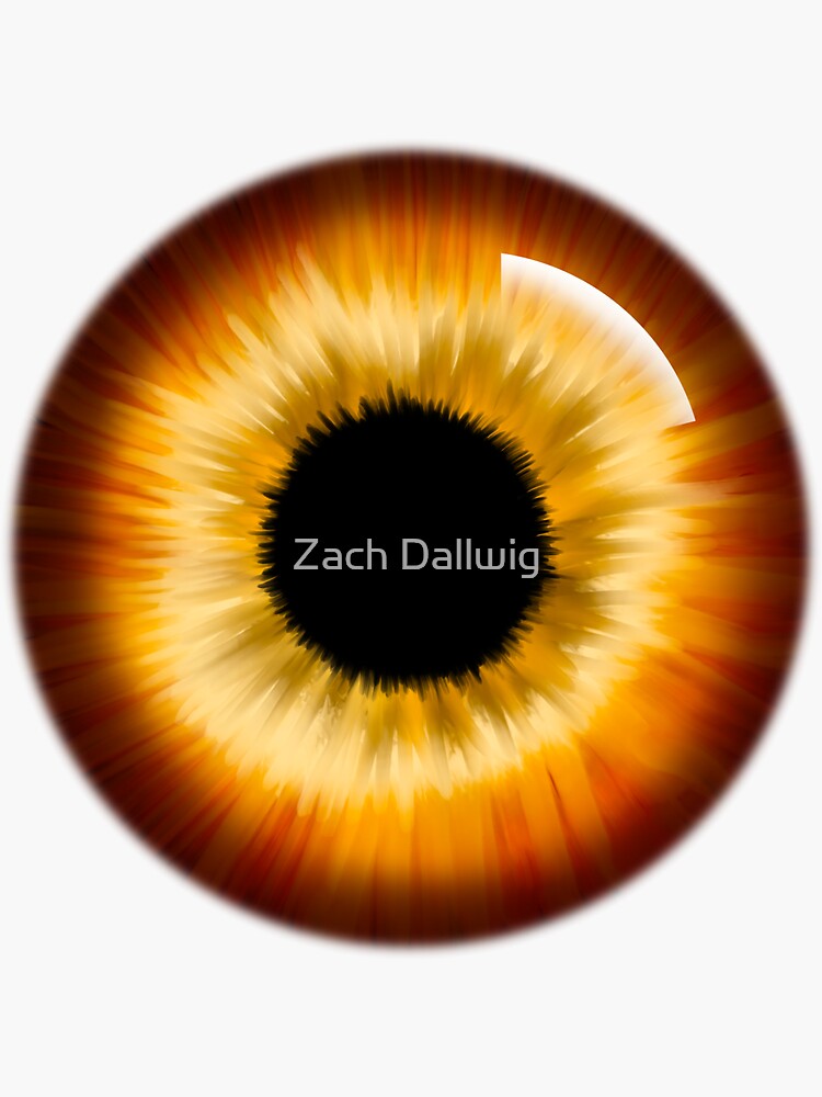 "Sith Eye" Sticker for Sale by zachdallwig | Redbubble
