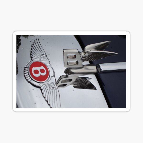 "Bentley" Sticker by MHIGGINS | Redbubble