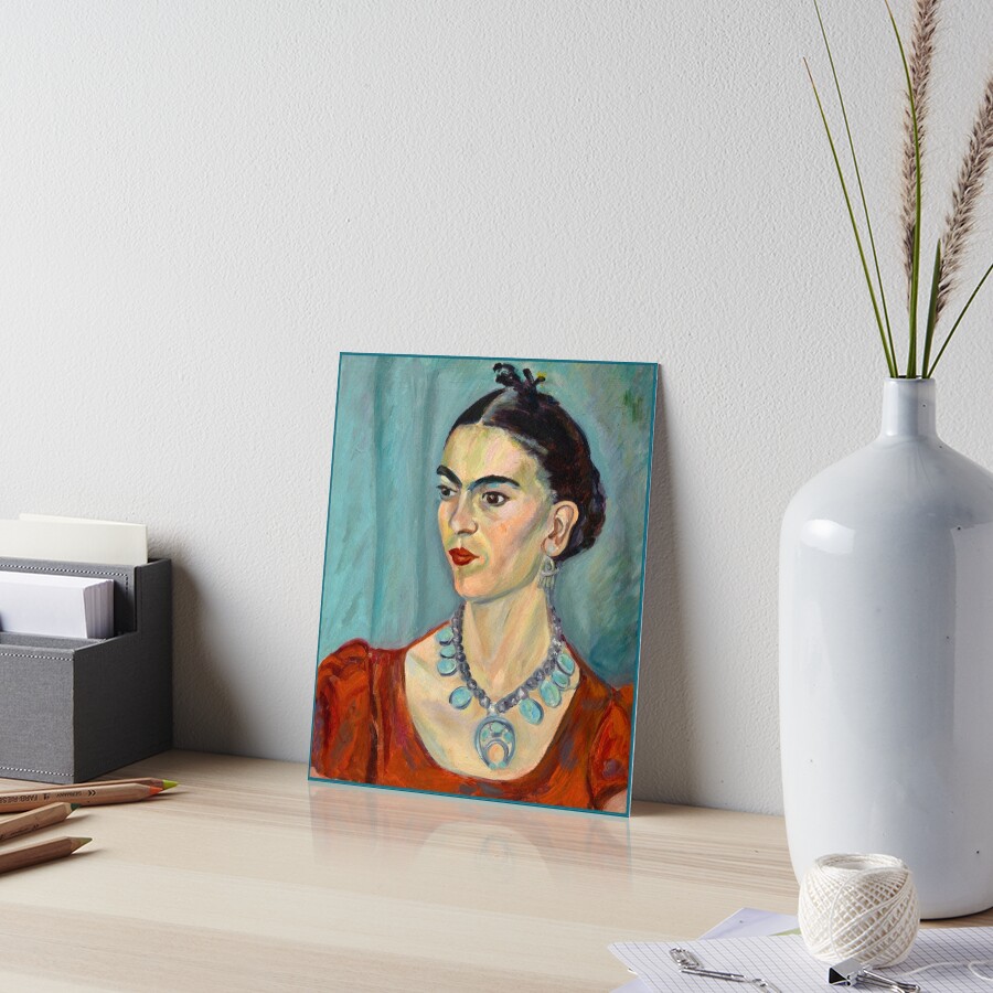 "Frida Kahlo, Magda Pach painting" Art Board Print for Sale by RapTops ...