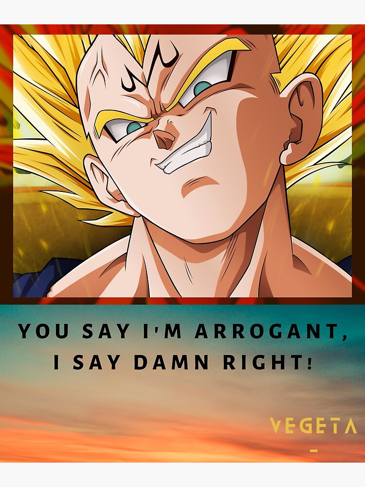 "Majin Vegeta Smile" Poster for Sale by robbu | Redbubble