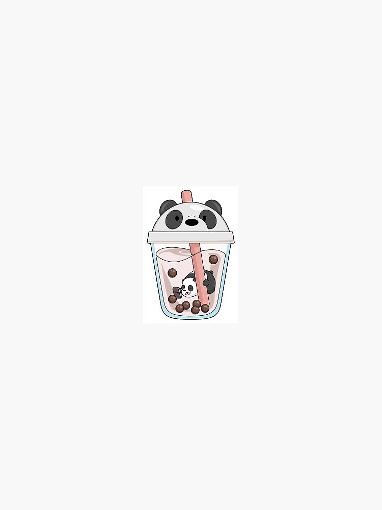 "Panda Boba Drink" Sticker for Sale by DiamondSplash | Redbubble