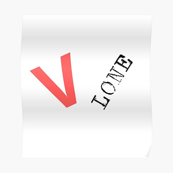 " red vlone shirt " Poster for Sale by Didimar | Redbubble