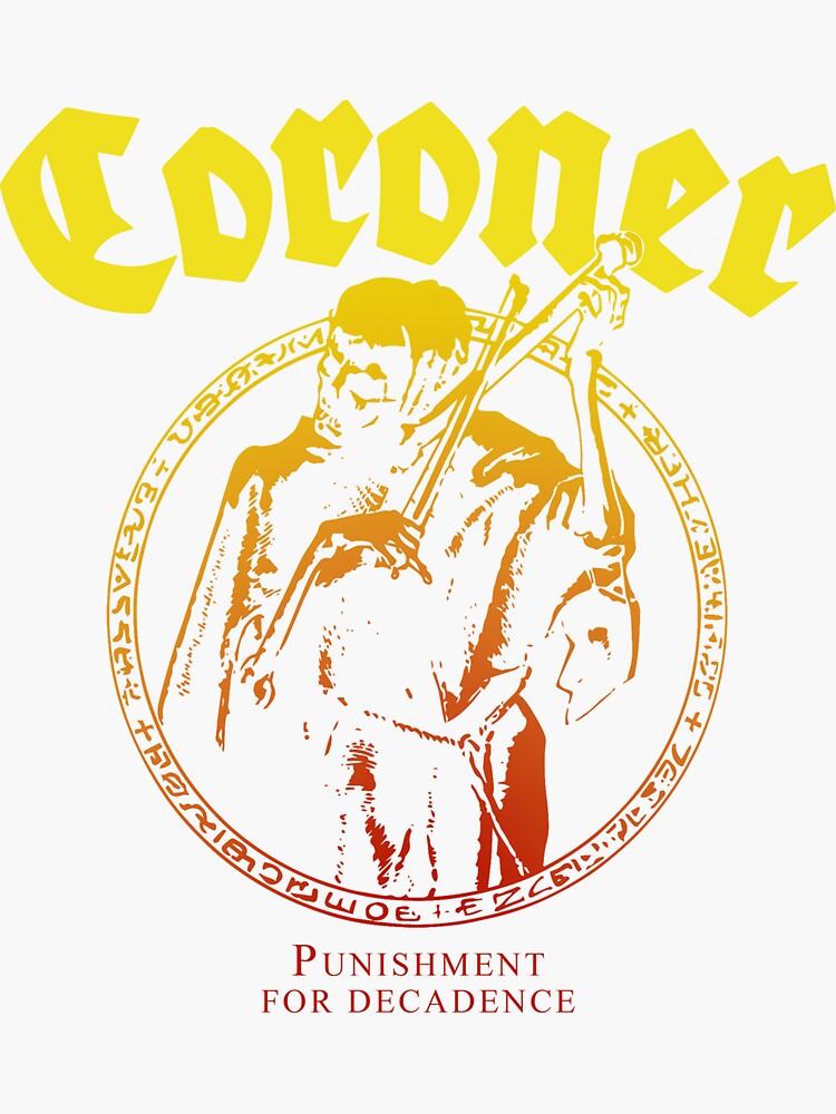 "coroner" Sticker for Sale by BlueWaveBG | Redbubble