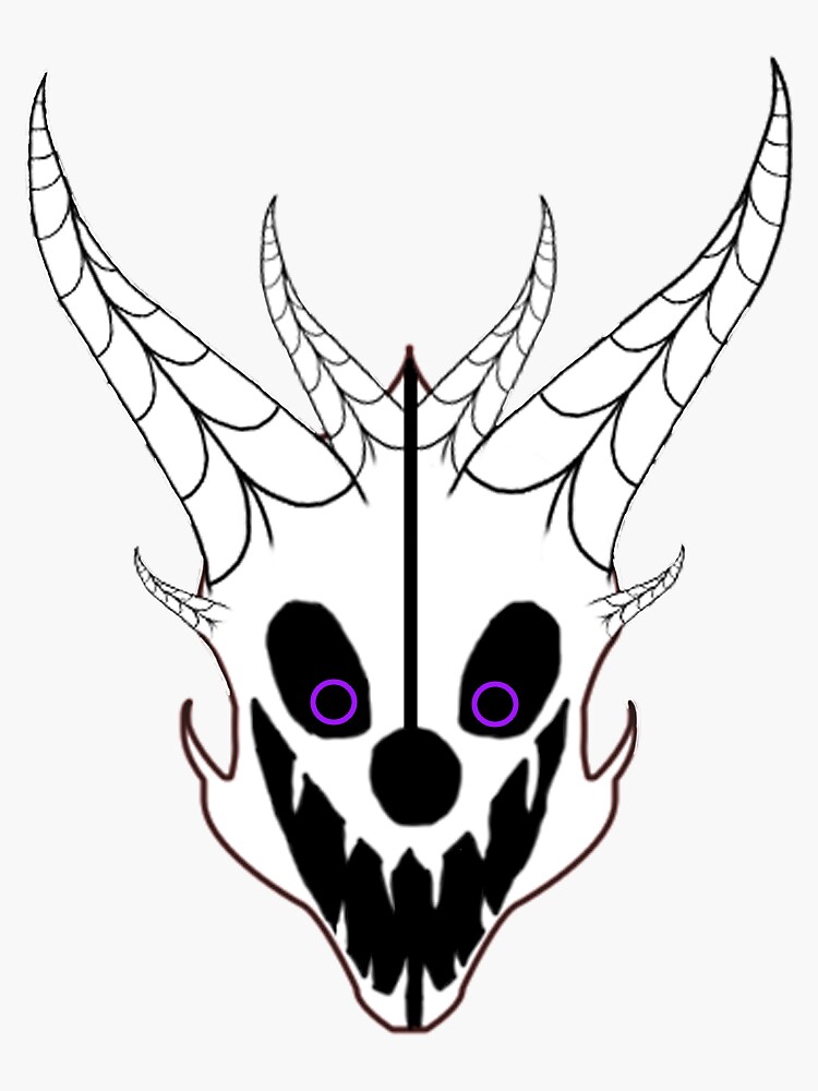 "Gaster Dragon Blaster" Sticker for Sale by Fearcrowart | Redbubble