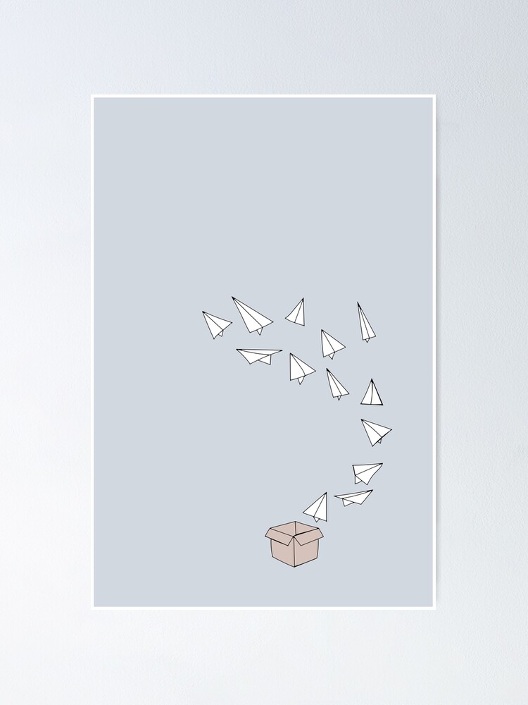 "Paper Planes" Poster for Sale by first-draft | Redbubble