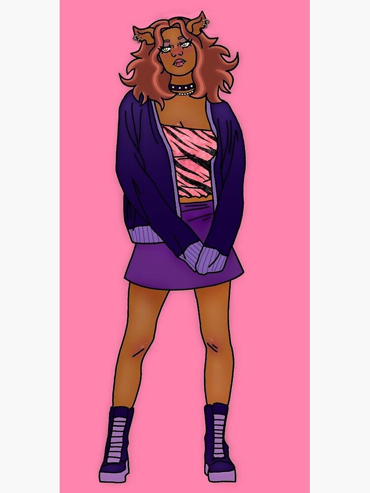 "Clawdeen Wolf" Poster for Sale by Ohfrekb | Redbubble