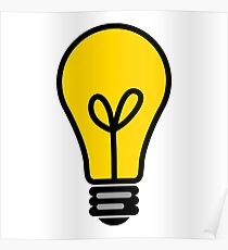 Lightbulb Posters | Redbubble