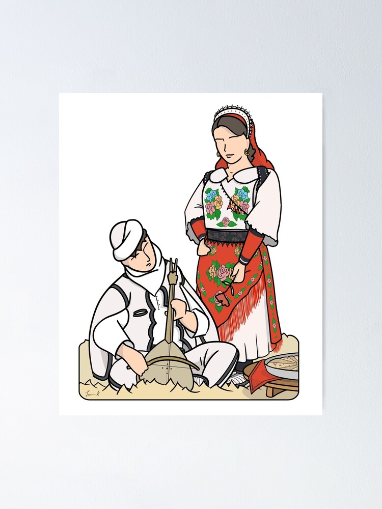 "Veshja e Rugovës" Poster for Sale by LirimKap | Redbubble