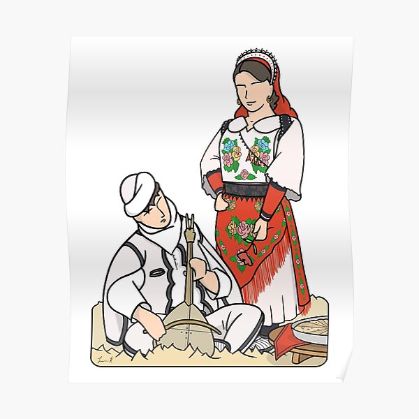 "Veshja e Rugovës" Poster for Sale by LirimKap | Redbubble