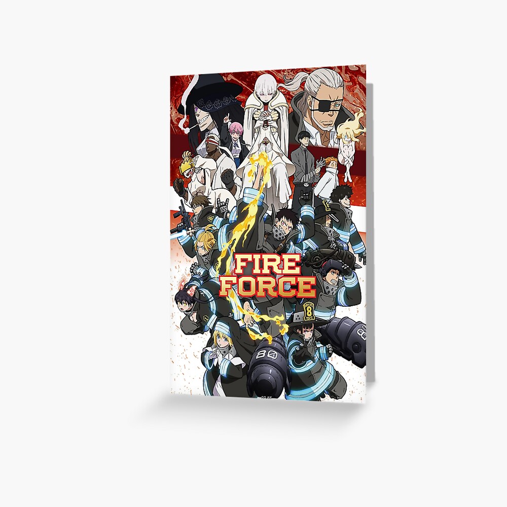 "Fire force poster " Greeting Card for Sale by YokoLix | Redbubble
