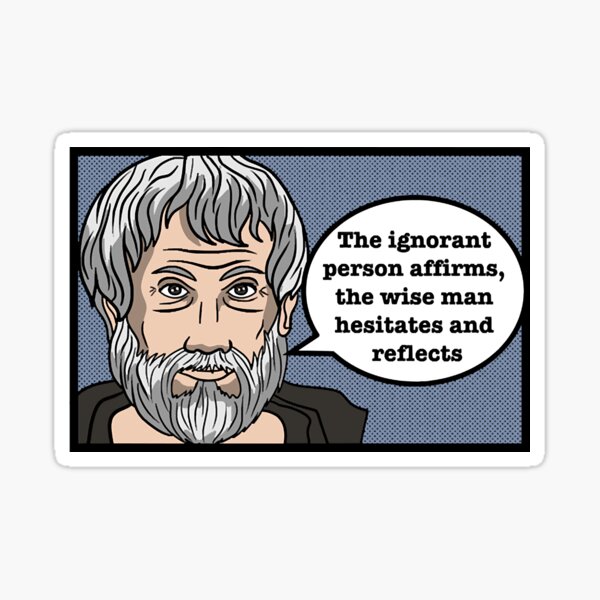 "Aristotle Pop " Sticker for Sale by VarshikaCampo | Redbubble