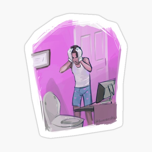"Jerma Bathroom Breakdown" Sticker for Sale by elvenking42 | Redbubble