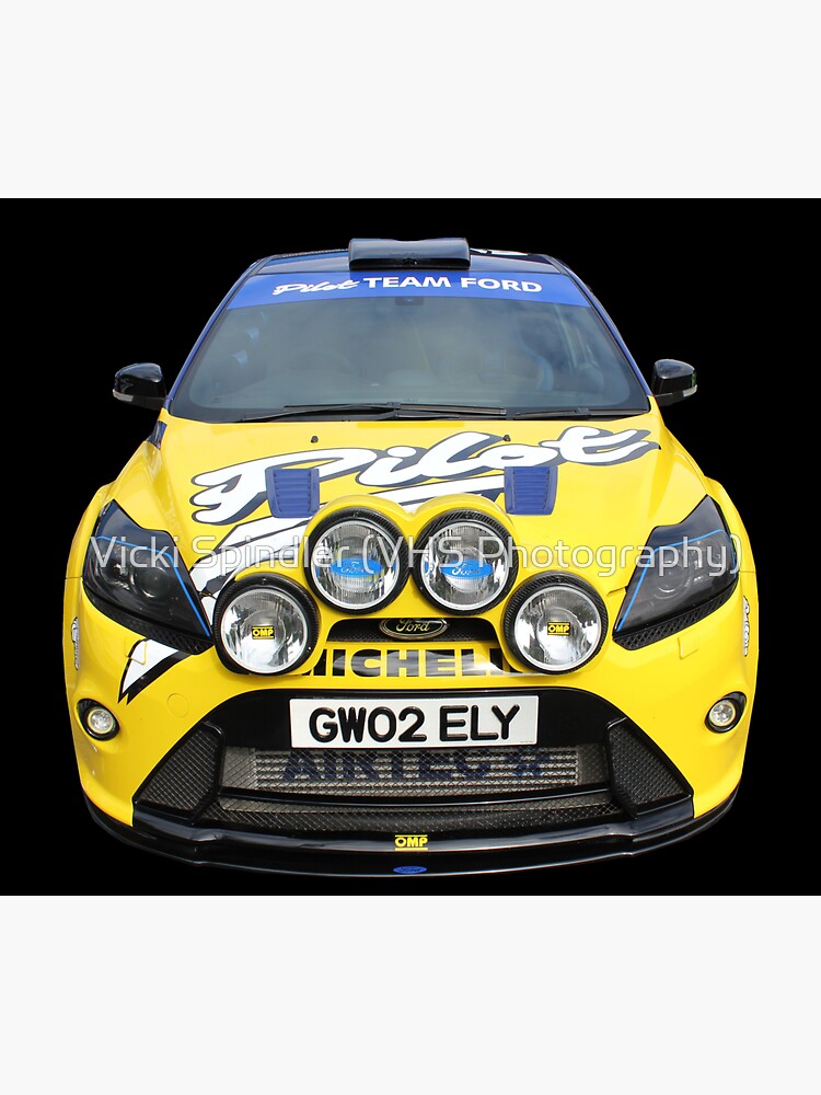 "Yellow Focus RS" Sticker by ViczS | Redbubble